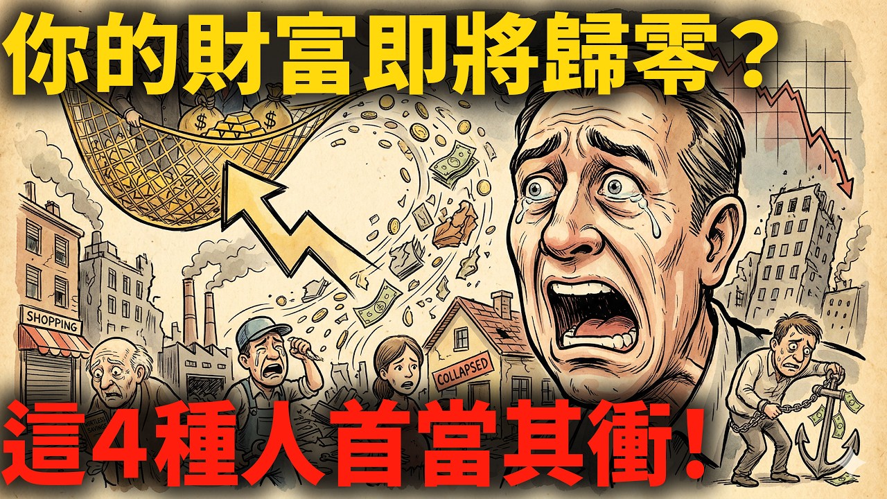 經濟崩潰時，這4類人將失去一切！看懂財富轉移的殘酷真相 - YouTube