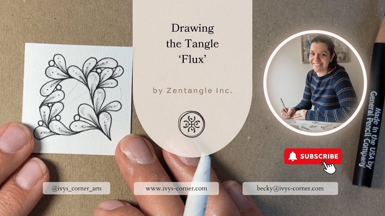 Drawing Flux (Rick's Version) | Zentangle Pattern Tutorial - YouTube