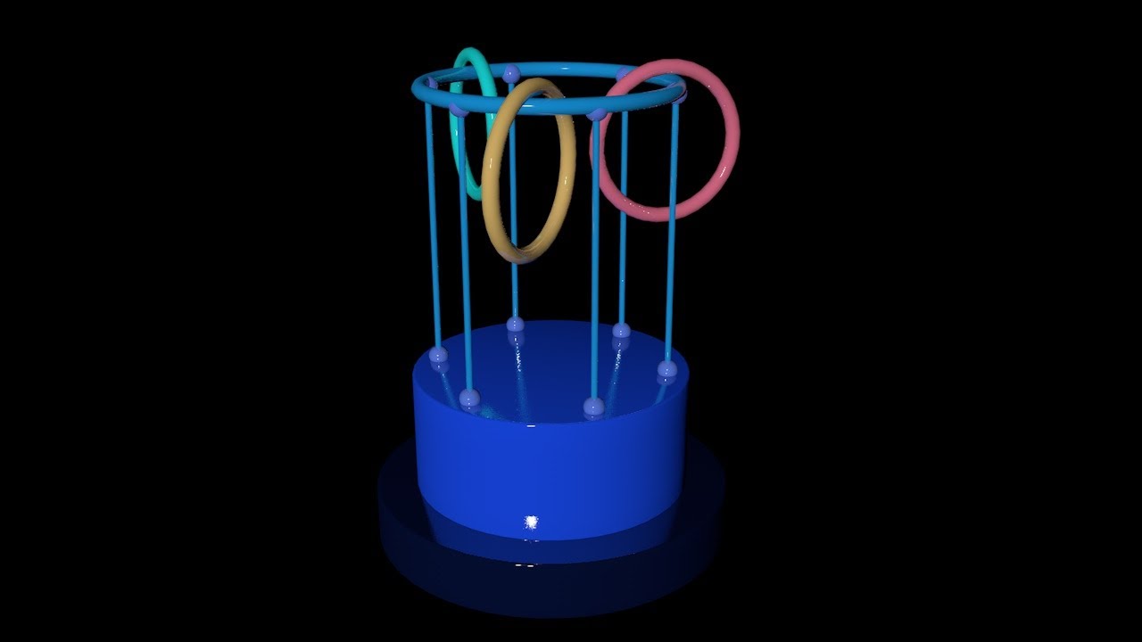 Animation of rings in Cinema 4D tutorial - YouTube