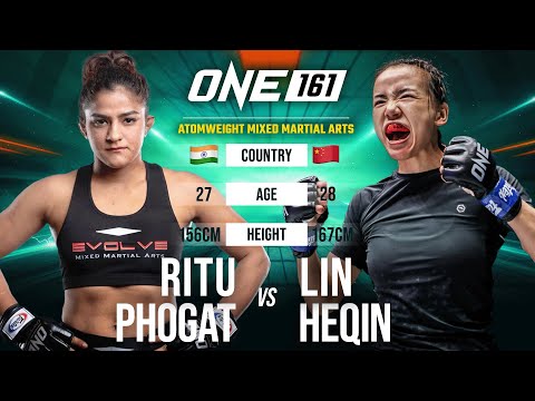 Ritu Phogat vs. Lin Heqin | Full Fight Replay - YouTube
