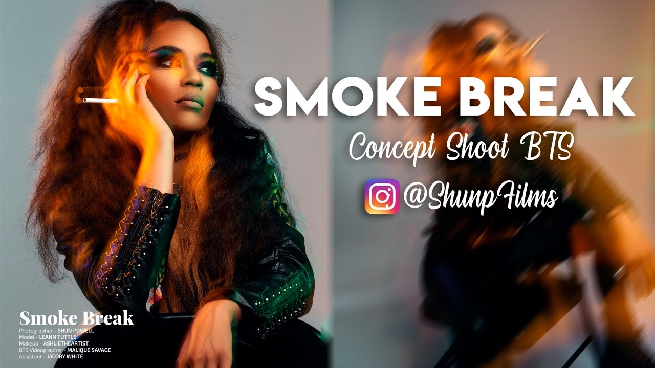 Smoke Break - Concept Photoshoot BTS - YouTube
