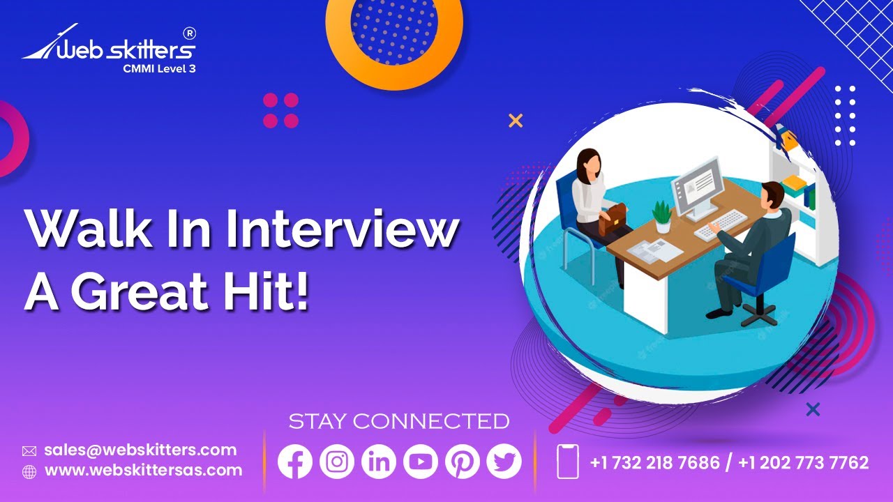 Walk In Interview | A Huge Success | Webskitters Technology Solutions ...