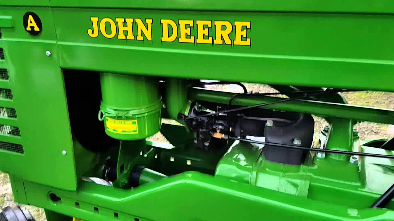 1948 John Deere model A Restored - YouTube