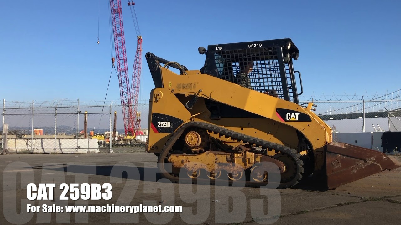 CAT 259B3 - YouTube