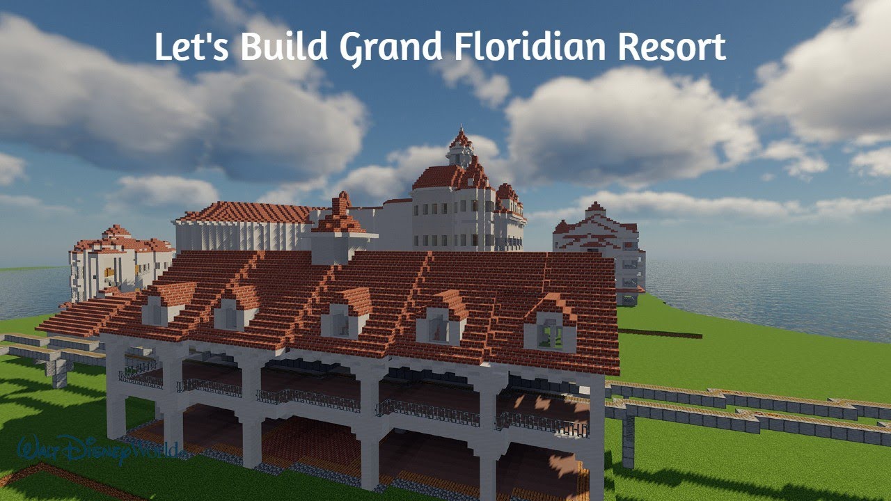 Let's Build Grand Floridian Resort (Minecraft Time-Lapse) - YouTube