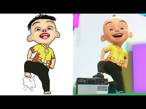Goyang Upin Ipin / Funny Drawing Meme /Upin & Ipin Funny Cartoon Drawing