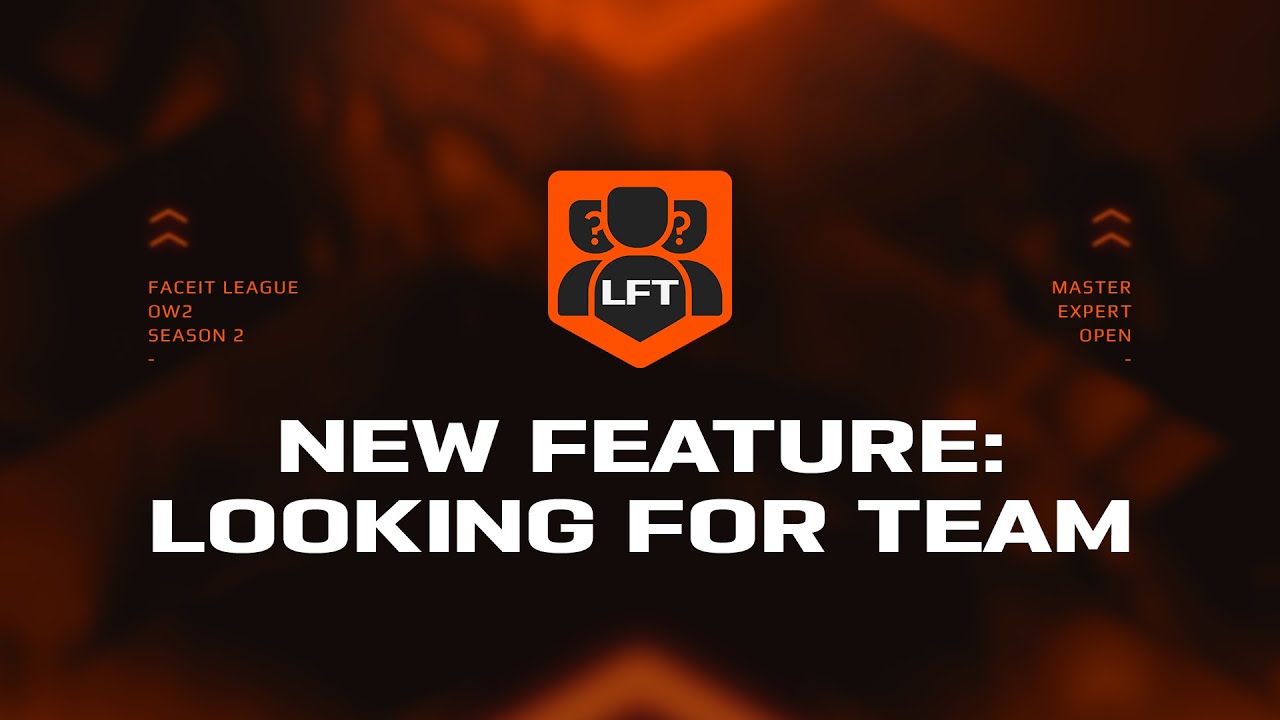 New: Looking For Team Feature | FACEIT League (Overwatch) - YouTube