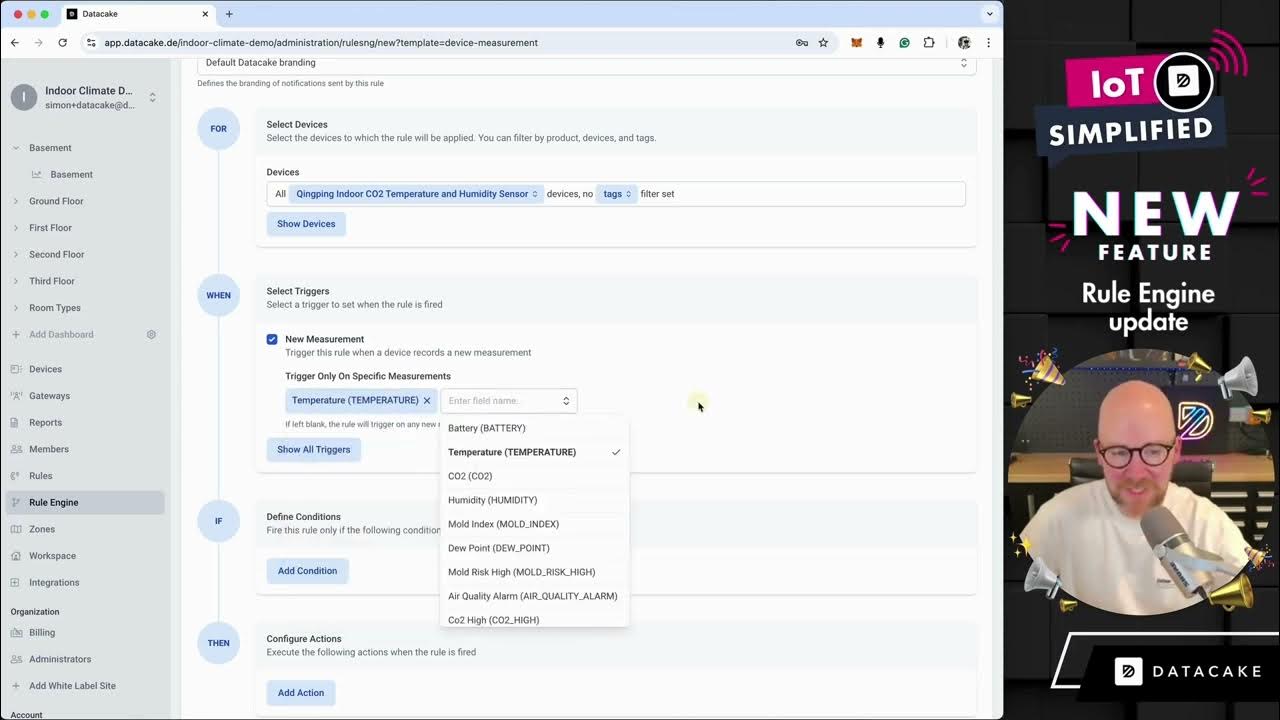 Meet the Datacake No-Code Rule Engine - YouTube