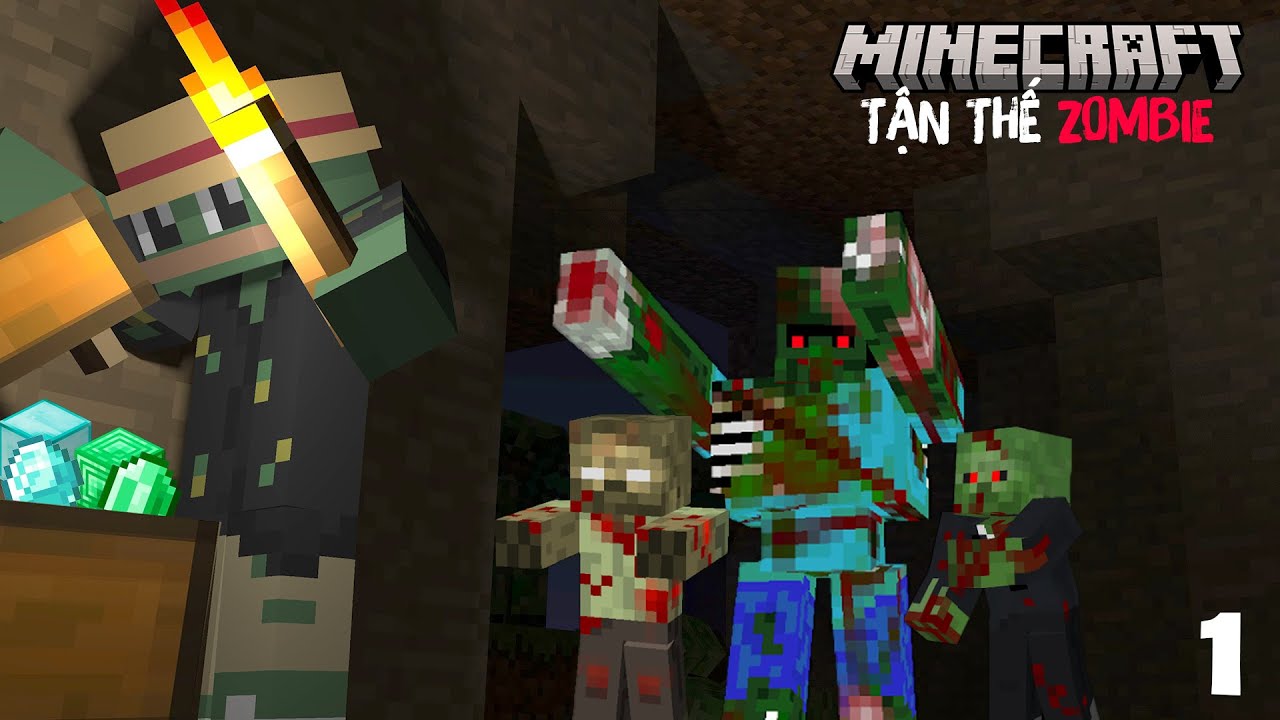 MINECRAFT TẬN THẾ ZOMBIE | TẬP 1: MÌNH ĐÃ TÌM THẤY KHO BÁU SIÊU KHỦNG ...