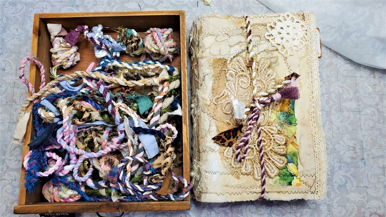 Junk Journal Handmade Twine Junk Journal Ropes The Easy Way! Fun! DIY ...