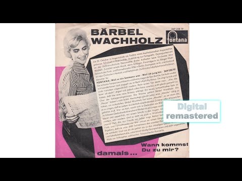 Bärbel Wachholz - Damals - YouTube