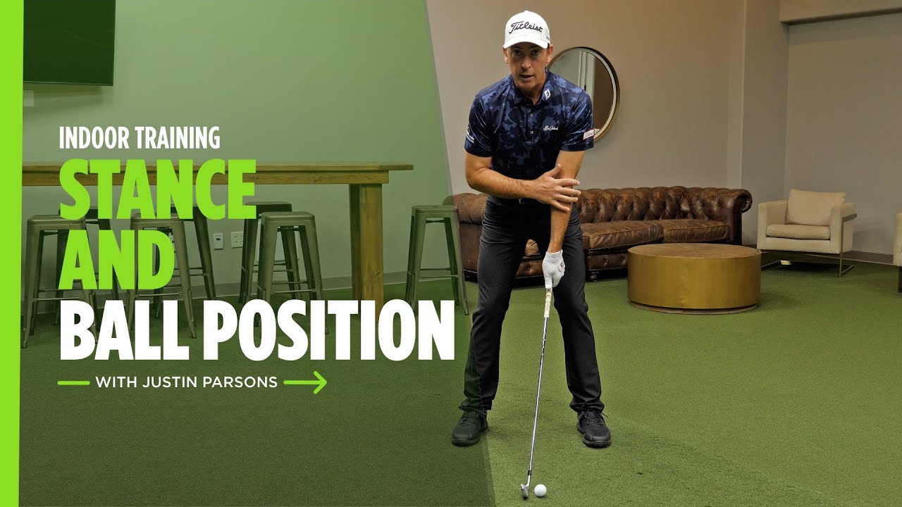 Titleist Tips: Indoor Golf Training: Stance and Ball Position - YouTube