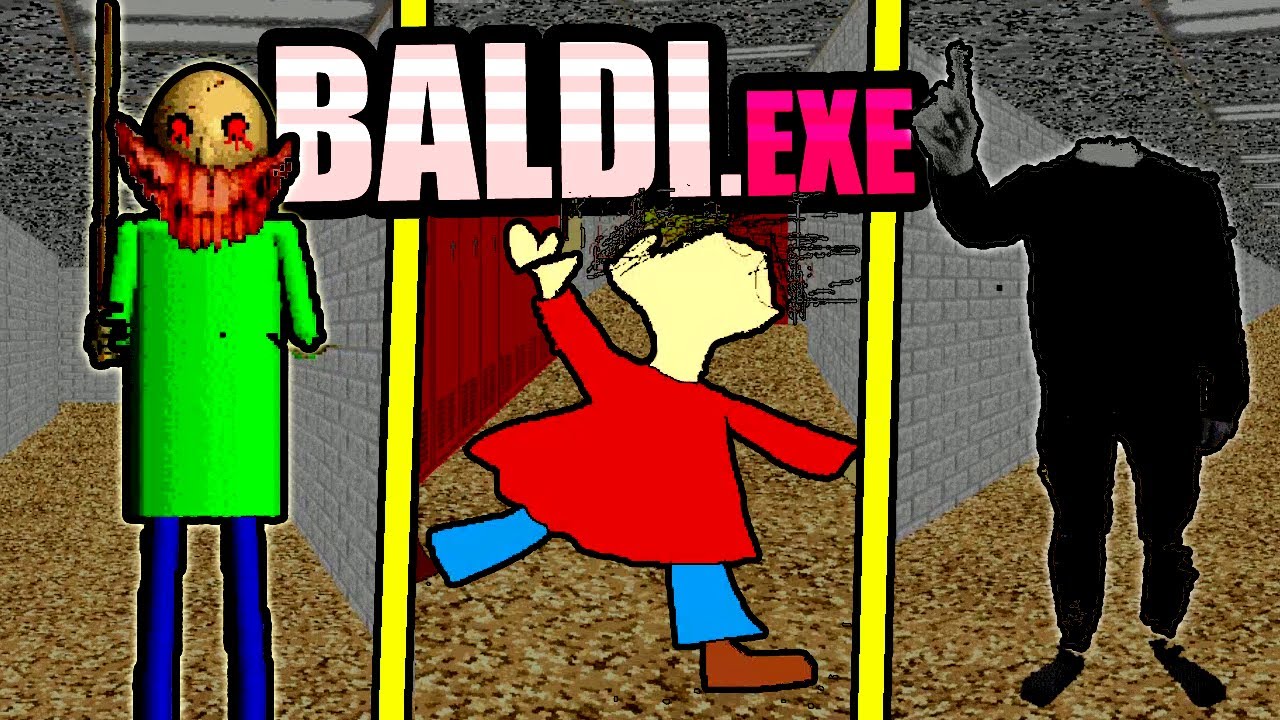 RealBaldi.exe, Principal, Playtime and Baldi Noclip Walls! - YouTube