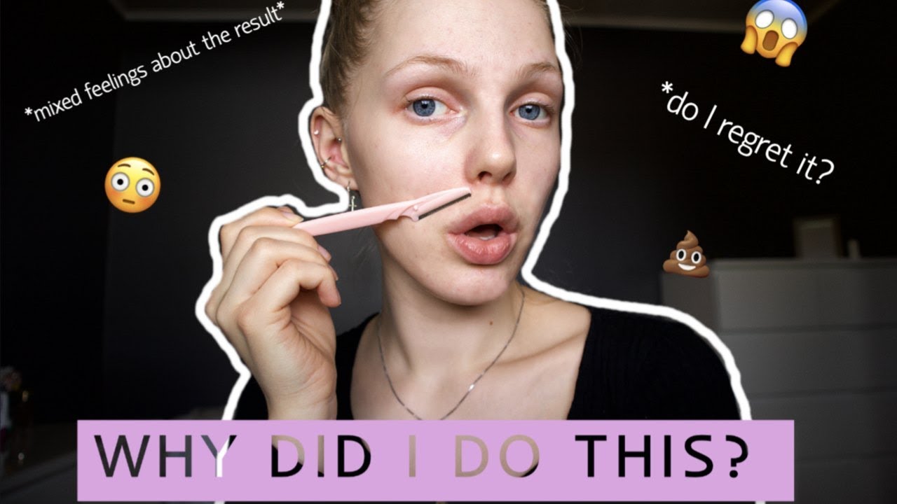 SHAVING MY FACE FOR THE FIRST TIME!! 😱 | Victoria Mable - YouTube