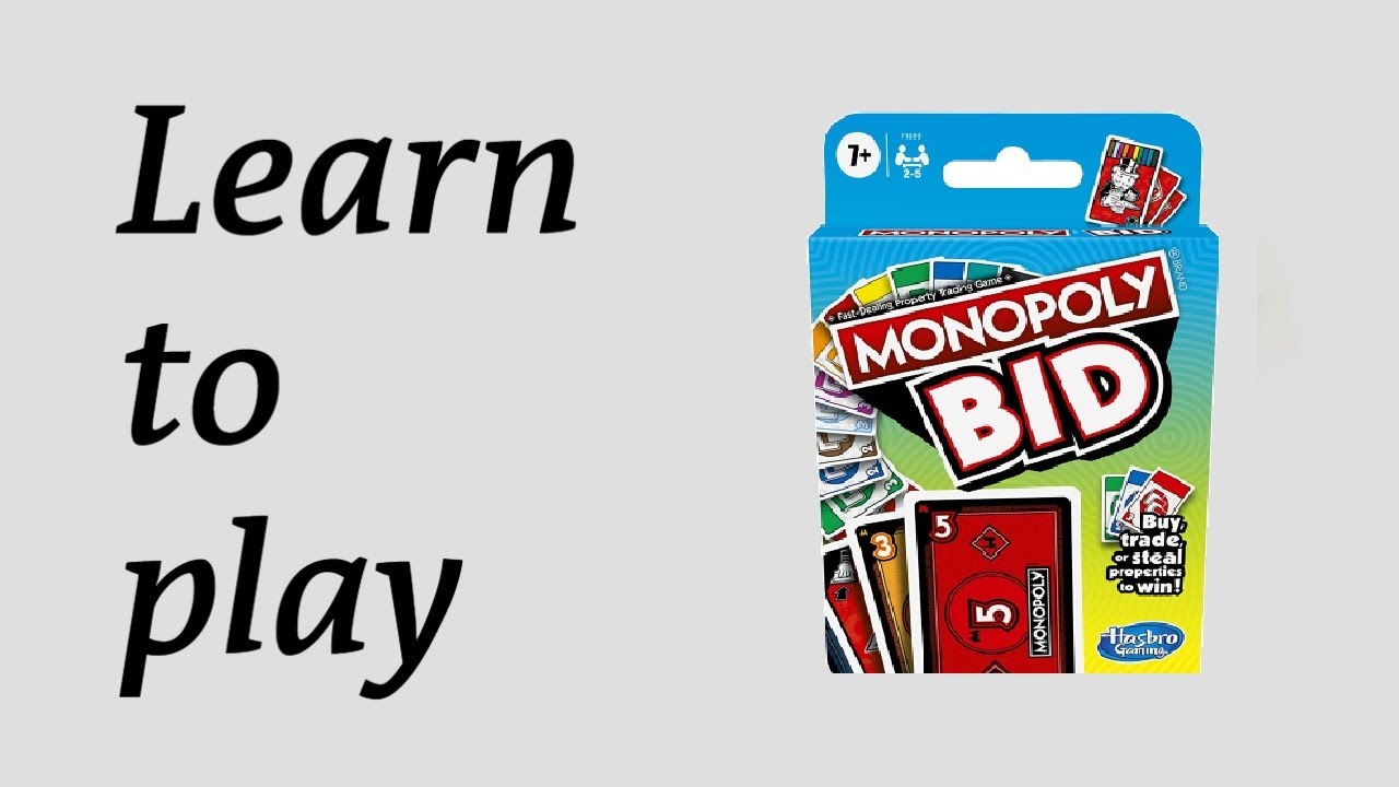 Learn to play Monopoly Bid in 10 minutes - YouTube