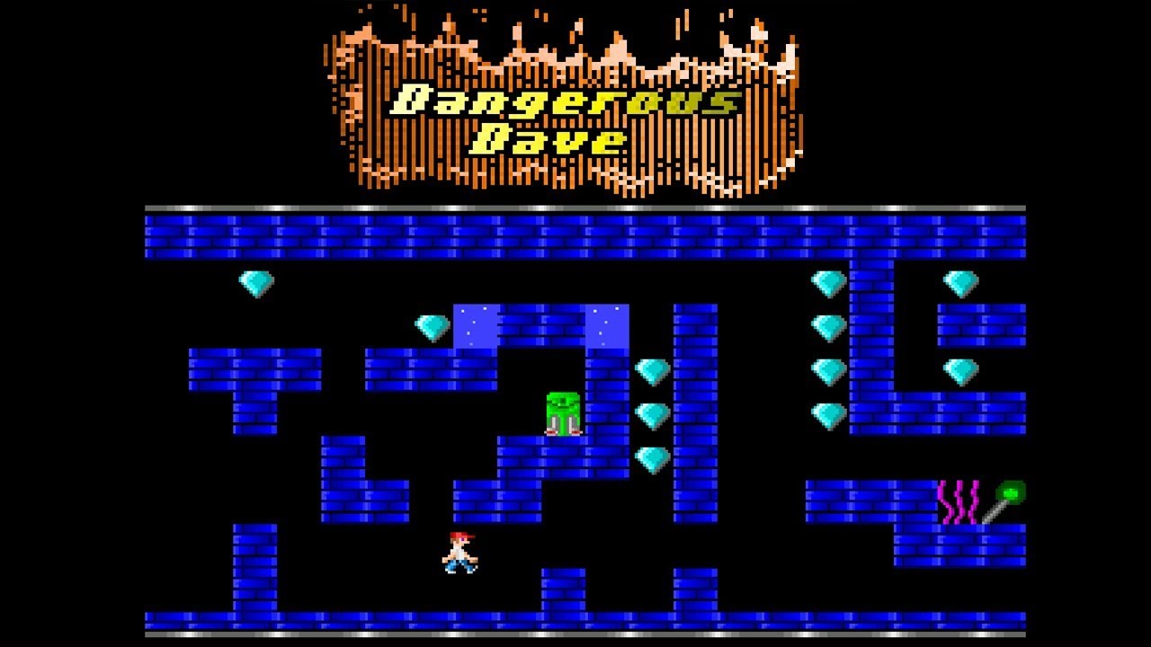 Dangerous Dave (1988) - Juegos de época 🕹️ - YouTube