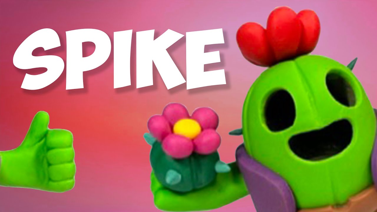 Making Spike from BRAWL STARS with polymer clay / Tutorial / Fimo - YouTube
