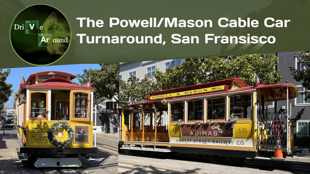 The Powell/Mason Cable Car Turnaround - YouTube