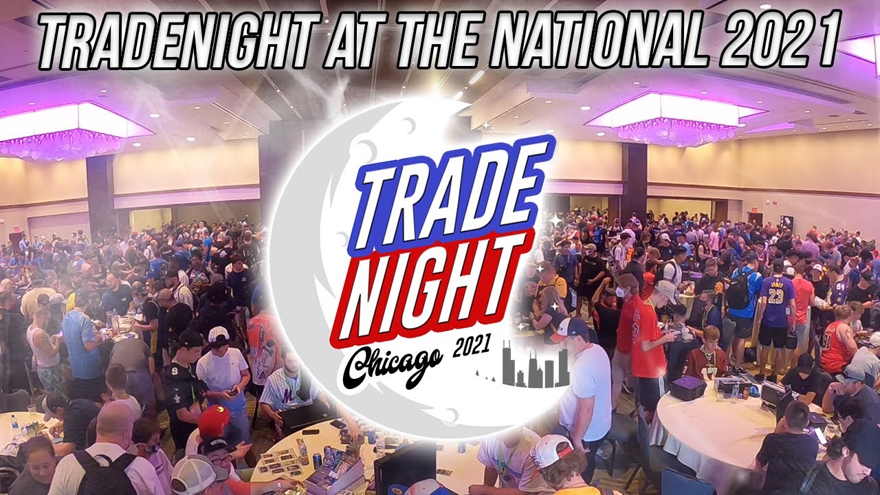 A BEHIND THE SCENES LOOK: TRADENIGHT AT THE NATIONAL CARD SHOW 🎥 - YouTube