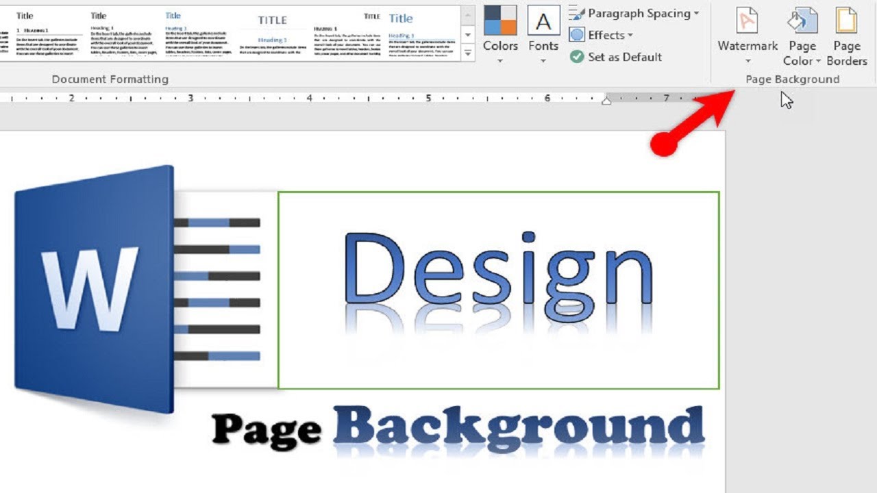 How to Add custom Background Color ,Background Picture ,graphics ,Page ...