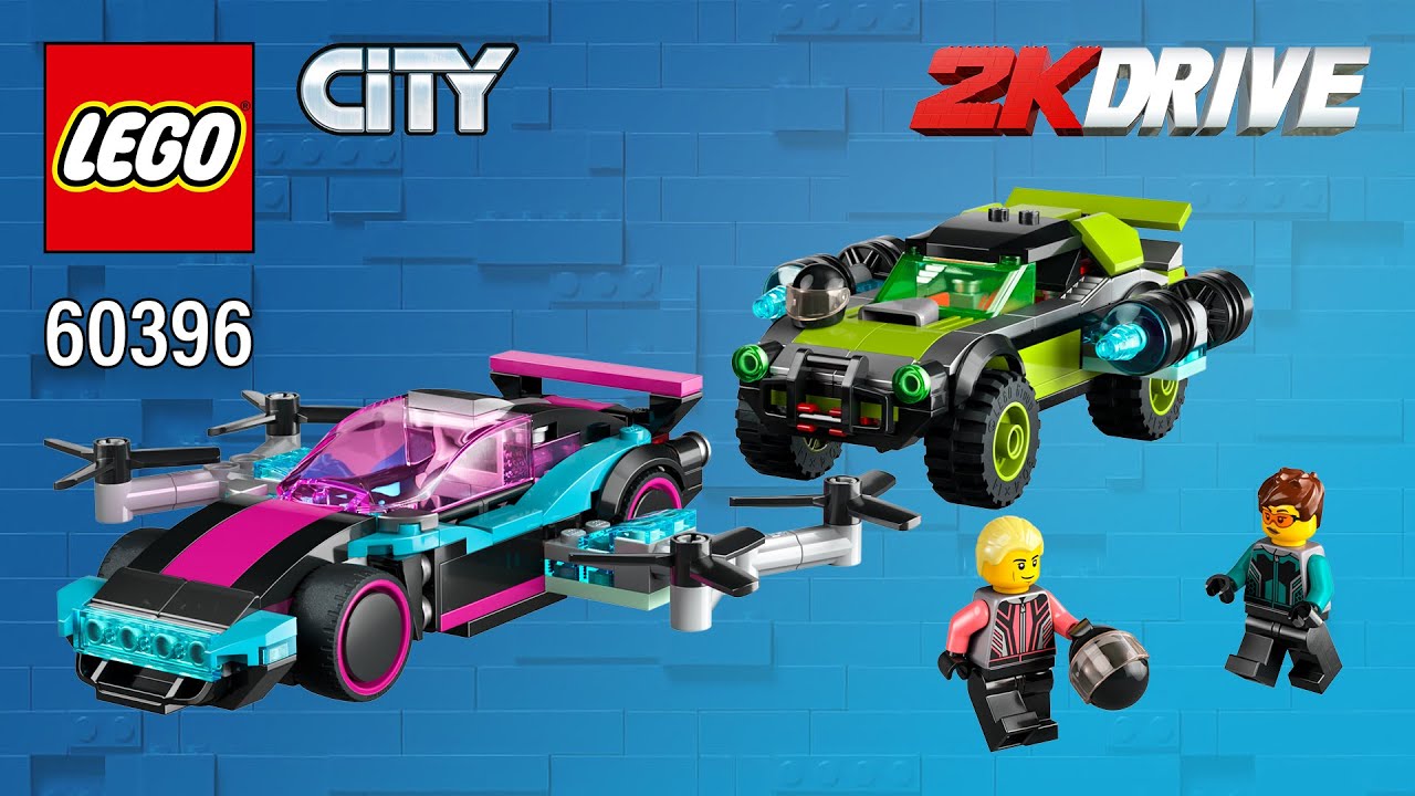 LEGO® City Modified Race Cars (60396)[359 pcs] Step-by-Step Building ...