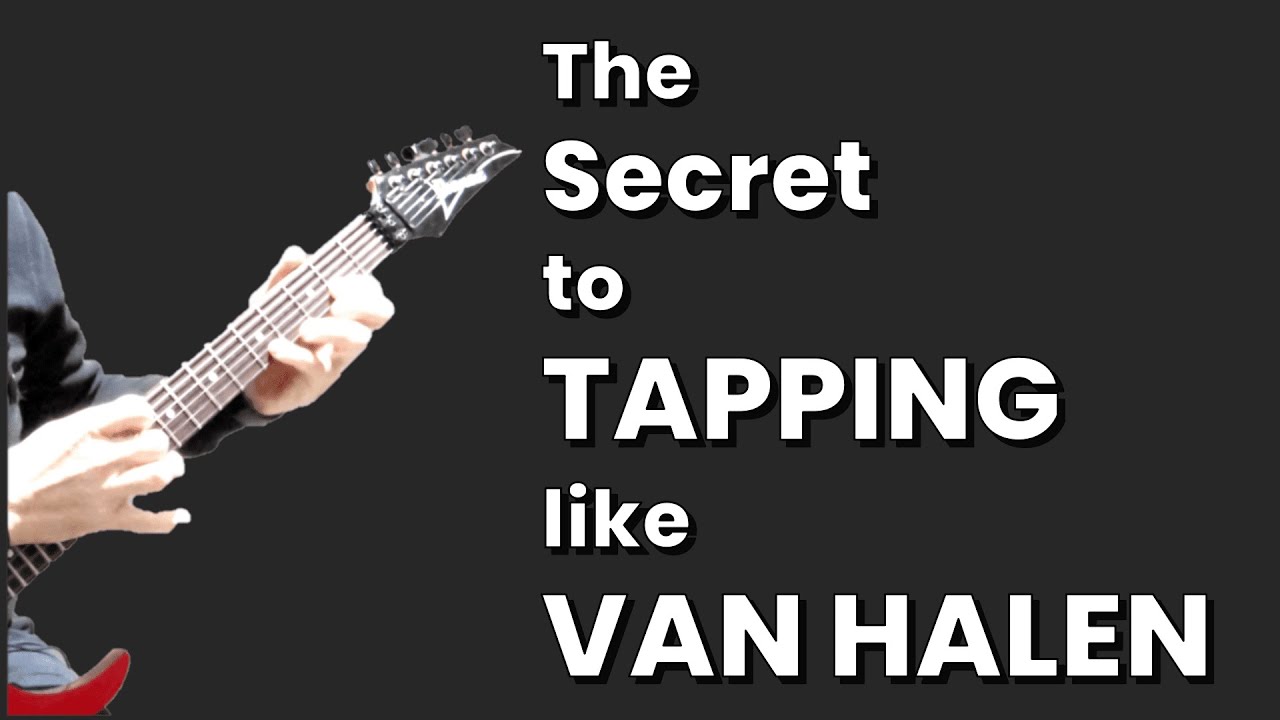 Learn How to Tap like EDDIE VAN HALEN - YouTube