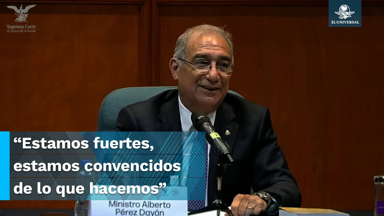 "Nada nos va a doblar", afirma el ministro Alberto Pérez Dayán - YouTube
