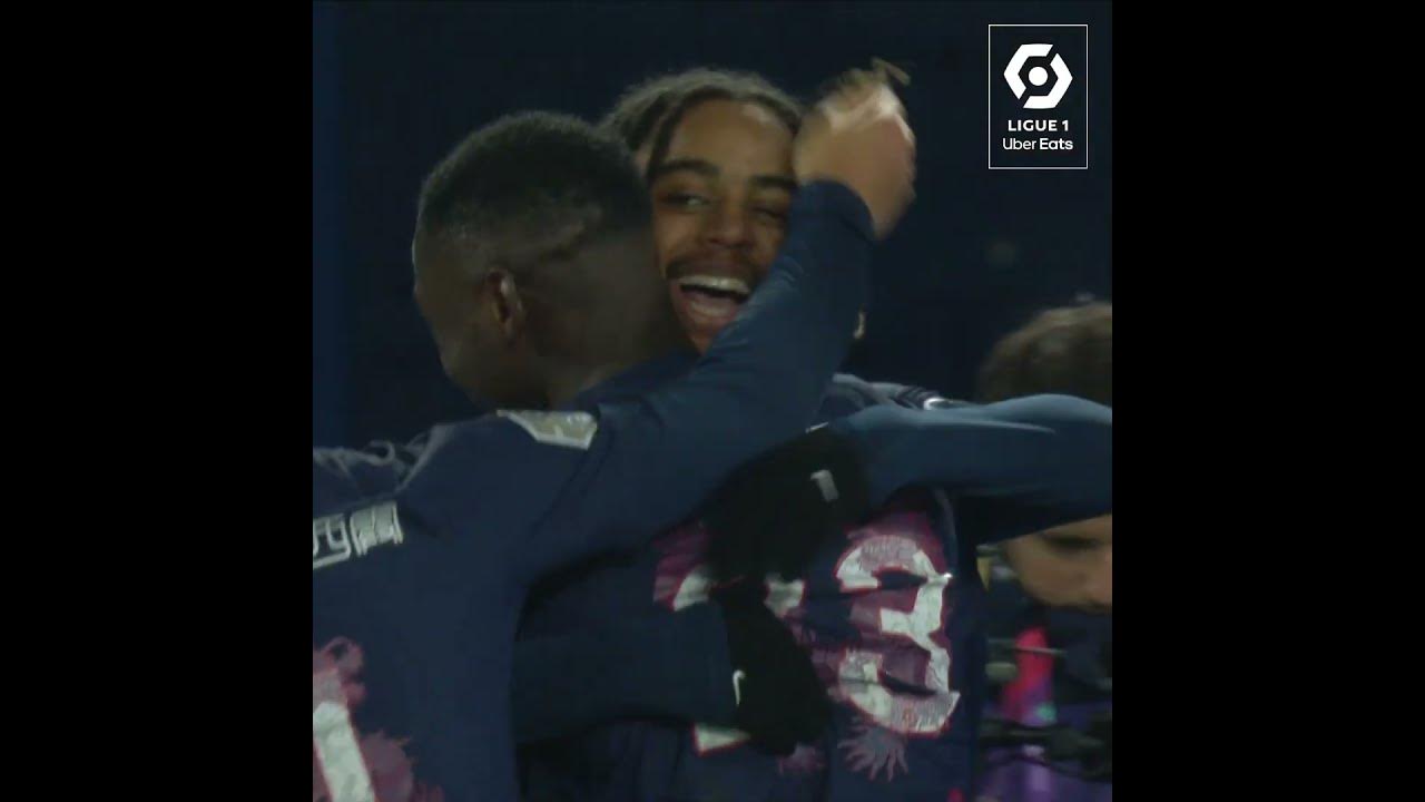 ⚽유로2024 프랑스 국대 콤비 플레이 #바르콜라 #콜로무아니 [리그앙 21R/PSG vs 릴] - YouTube