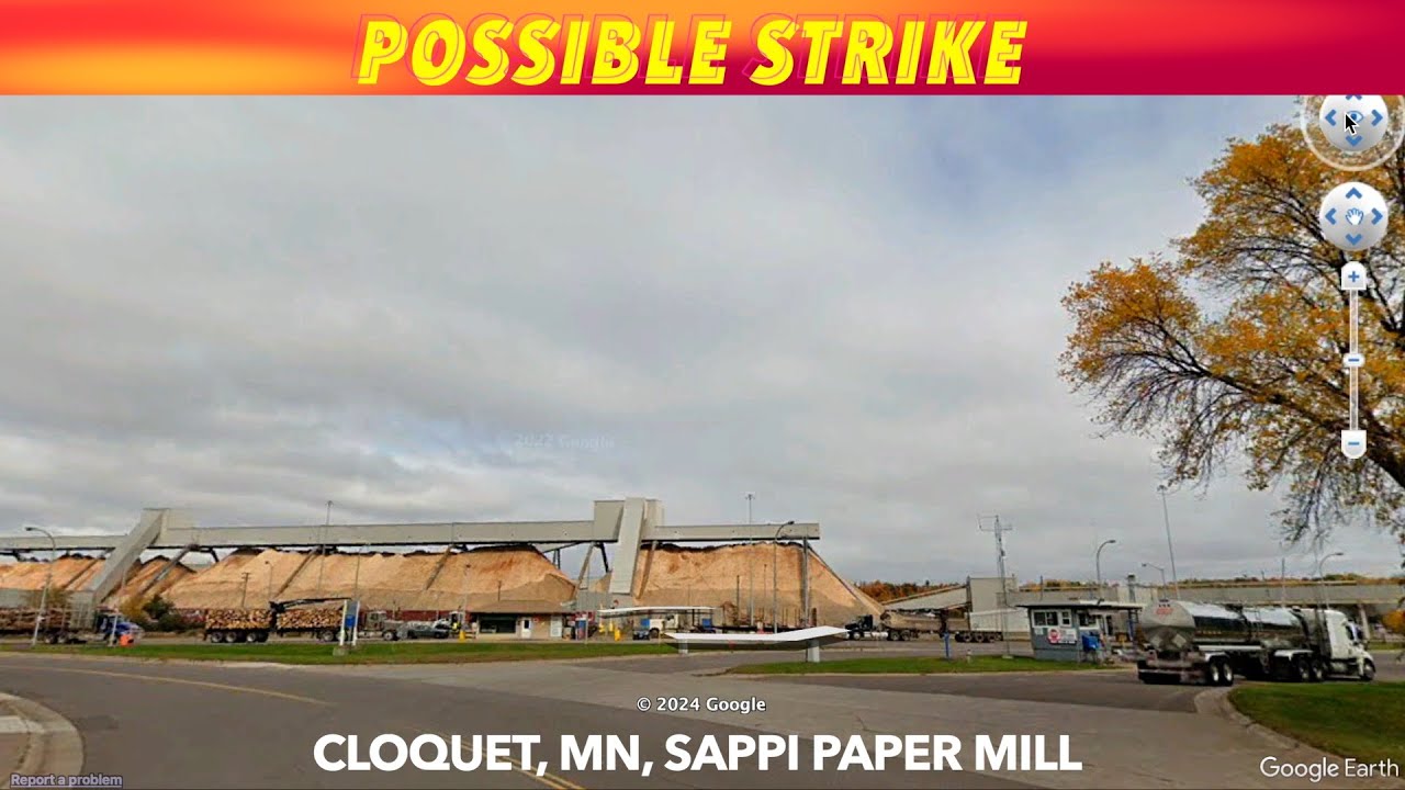 Possible Strike At Cloquet, Minnesota Paper Mill - YouTube