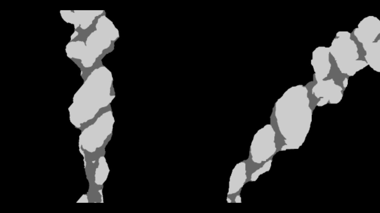 Flowing Smoke | Smoke Loop | Burning Smoke | Chimney Smoke | 2d Cartoon ...