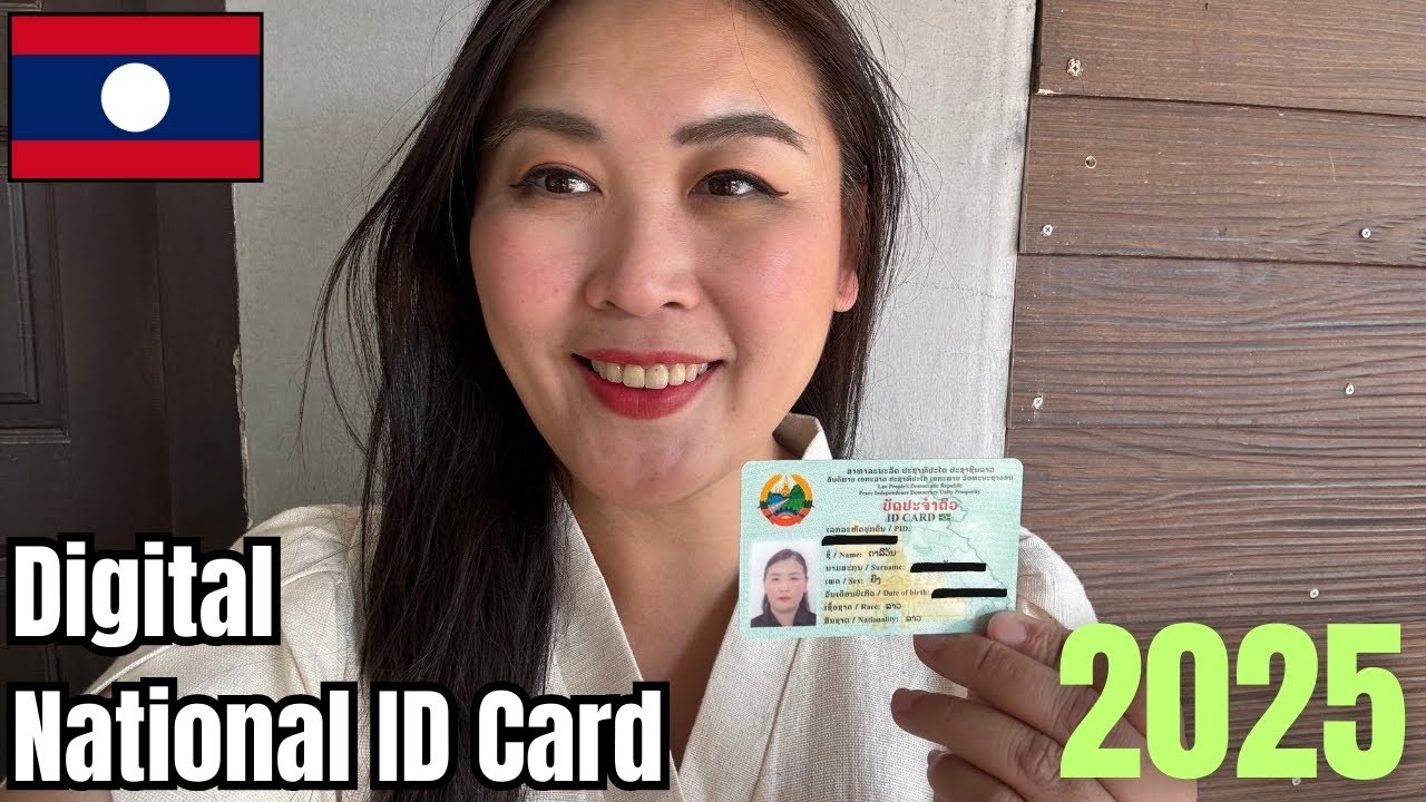 Making a Digital National ID Card in Laos (2025) 🇱🇦 | Full Process ...
