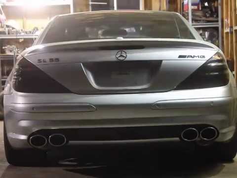 RennTech SL55 Cargraphic exhaust notes - YouTube