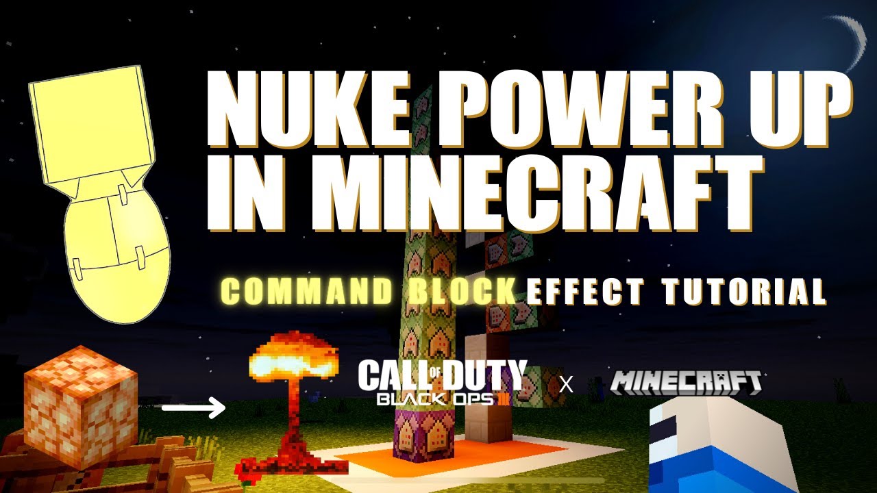 NUKE POWER UP IN MINECRAFT! | Tutorial - YouTube