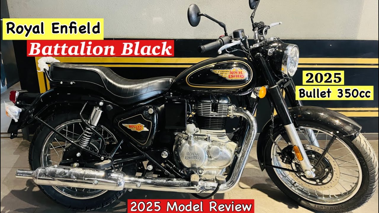 🔥Battalion Black Royal Enfield Bullet 350 Full Review | On Road Price ...