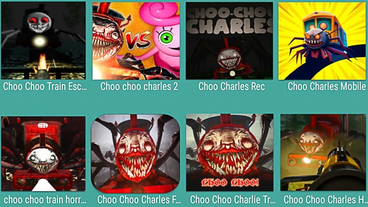 Cho Choo Train Escape,Cho Choo Charles 2,Choo Charles 3 Rec,Cho Charles ...