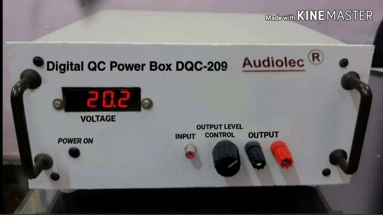 Digital QC Power Box DQC-209 - YouTube