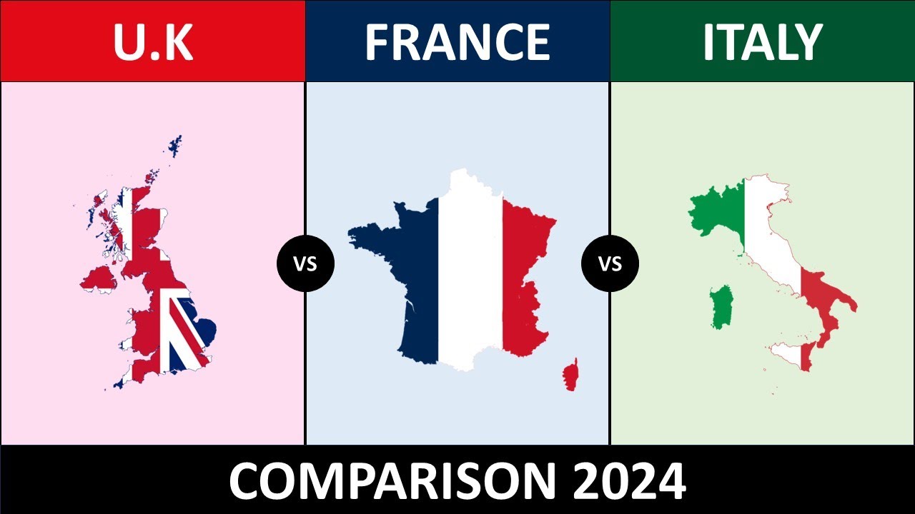 UK vs France vs Italy Country Comparison 2024 - YouTube