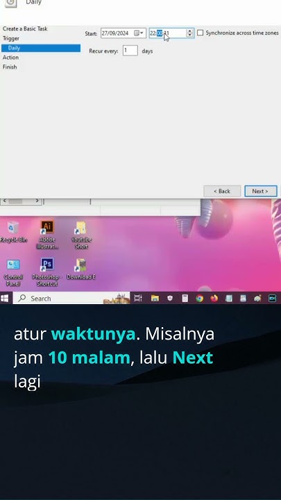 Windows 10: Shutdown Otomatis & Terjadwal dengan Tasks Scheduler ⏰ ...