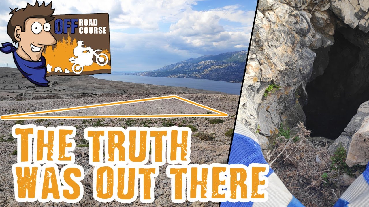 UFO Triangle of Pag! Motorcycle adventure towards TET Croatia - YouTube