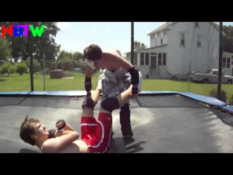 Trampoline Wrestling; Match 20 Of Season 4 (Submission Match) (HBTW)