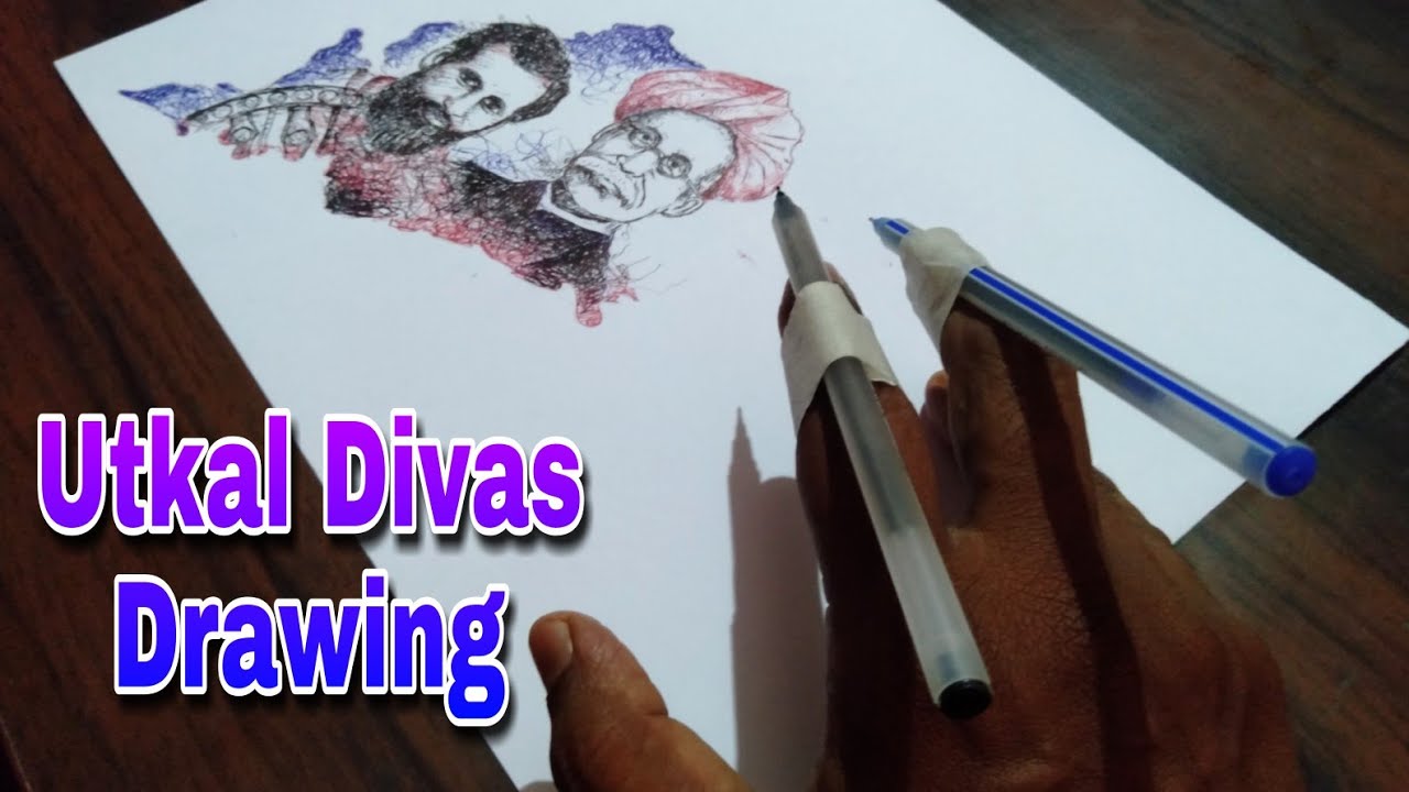 Utkal Divas Drawing / Odisha Day Drawing - YouTube