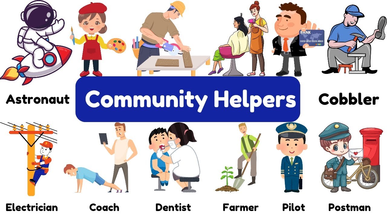 Community Helpers, Community Helpers for kids, Our Helpers Activity ...