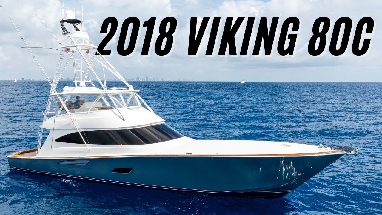 FOR SALE | 2018 Viking Yachts 80' Convertible - YouTube