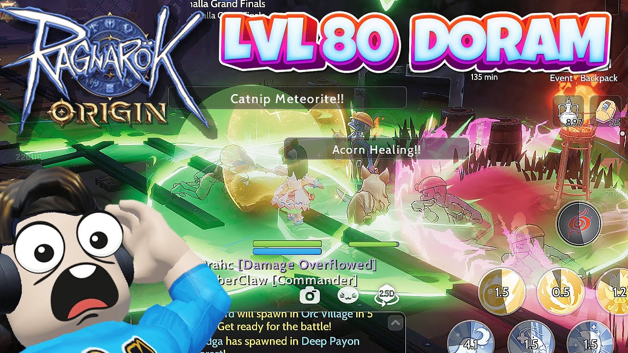 How to Farm FAST as Low Level Doram using Magic Build Ragnarok Origin ...