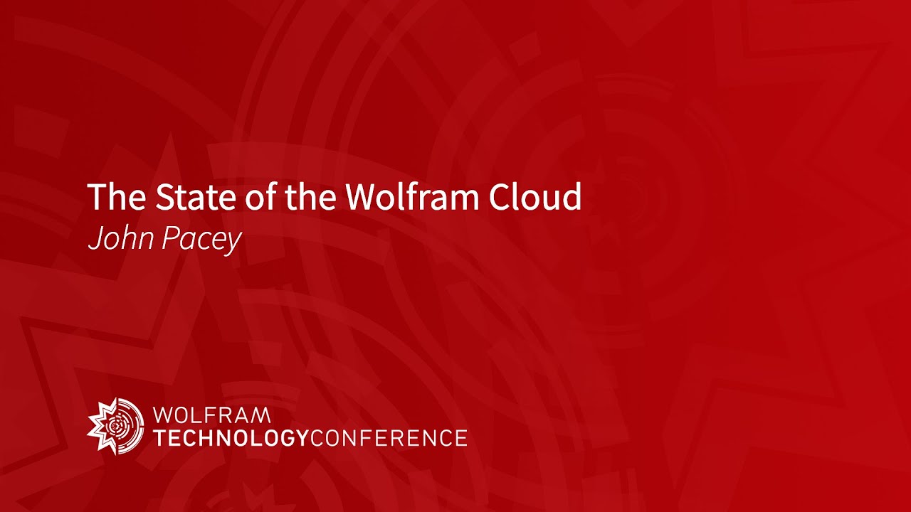 The State of the Wolfram Cloud - YouTube