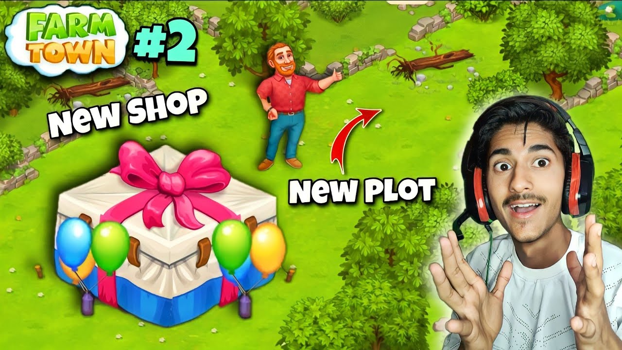 NEW SHOP AND NEW PLOT | FARM TOWN GAMEPLAY #2 - YouTube