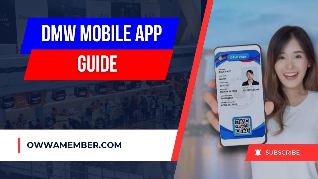 DMW Mobile App Guide for OFWs - YouTube