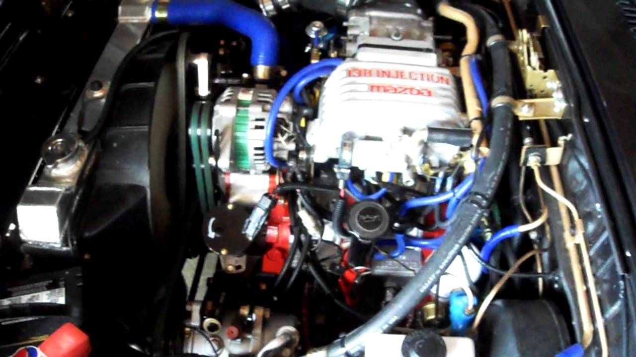RX7 Rotary Engine MS2 - YouTube