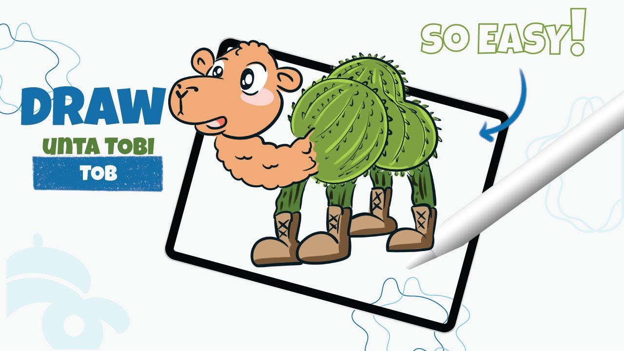 How to Draw Unta Tobi Tob | Cute Brainrot Animals Drawing - YouTube