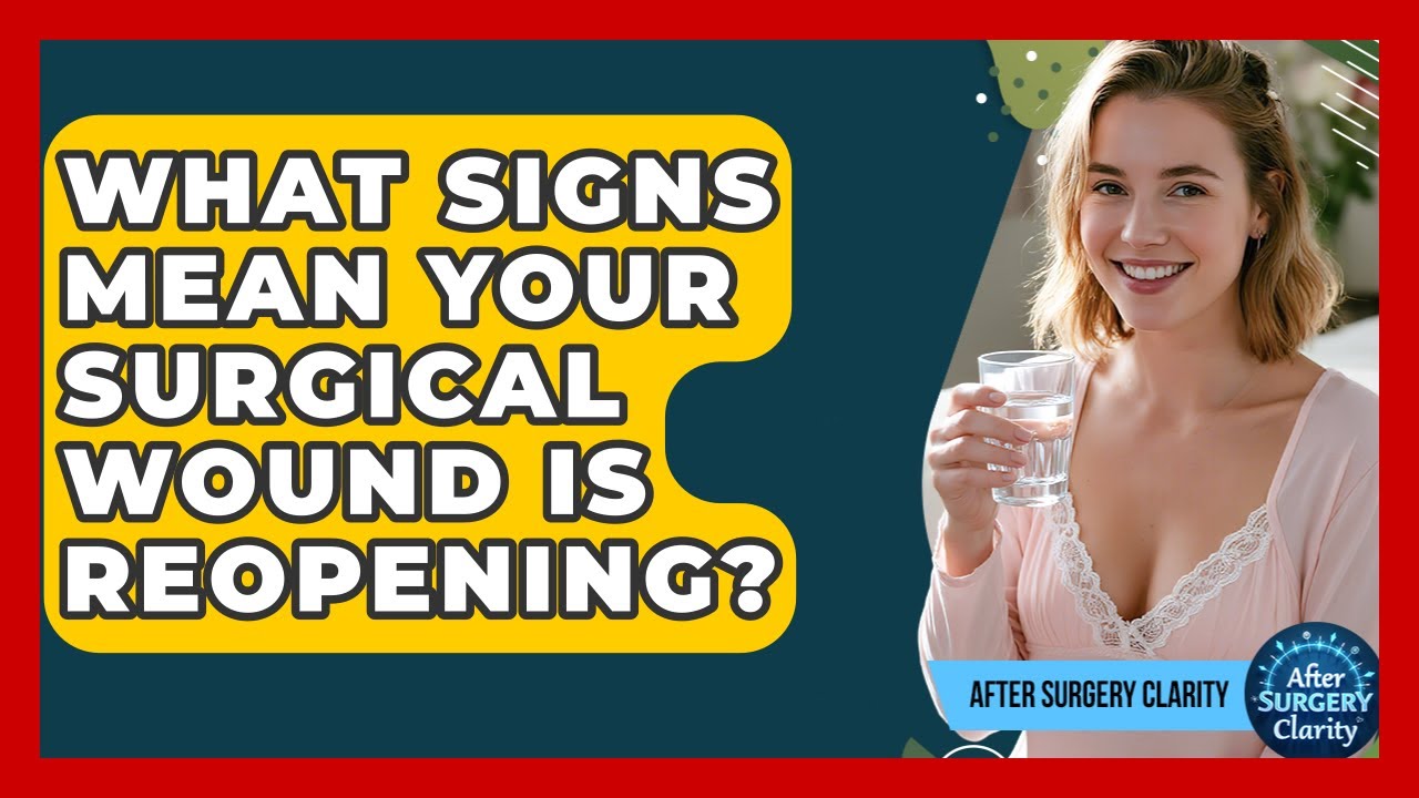 What Signs Mean Your Surgical Wound Is Reopening? - After Surgery ...